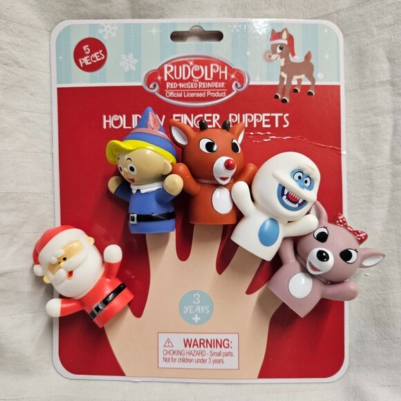 Toys | Rudolph The Red Nose Reindeer 5 Piece Finger Puppets | Poshmark